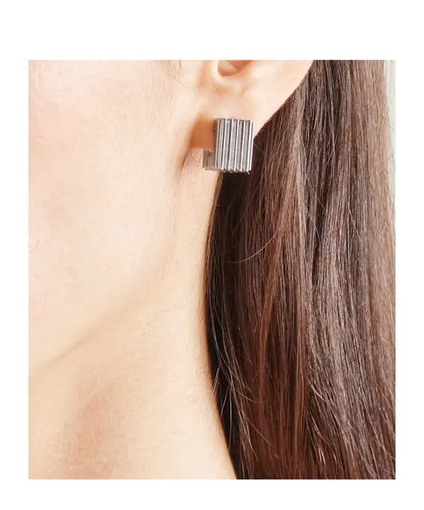 Khaite Empire Small Earrings - Silver