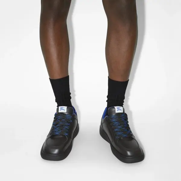 Burberry Perforated Lace-up Sneakers