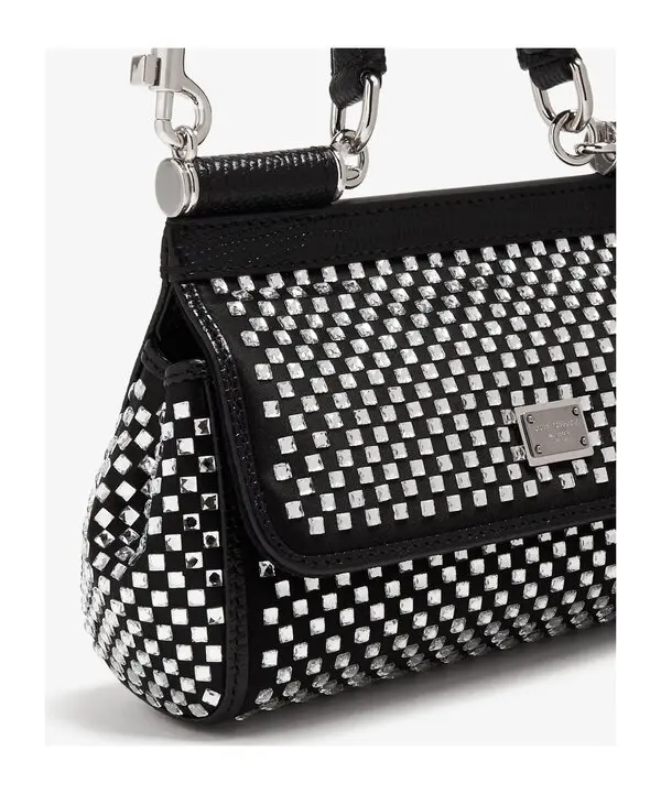 Dolce & Gabbana Small Embellished Sicily Bag