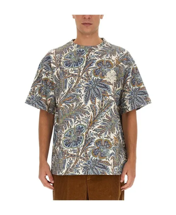 Etro Floral Print Crewneck T-shirt