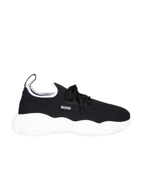 Moschino Lace-up Sneakers - Black