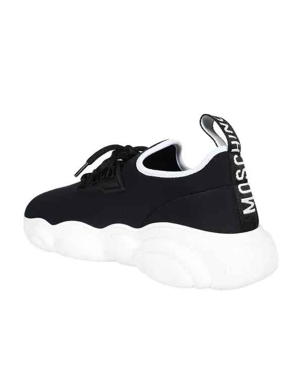 Moschino Lace-up Sneakers - Black