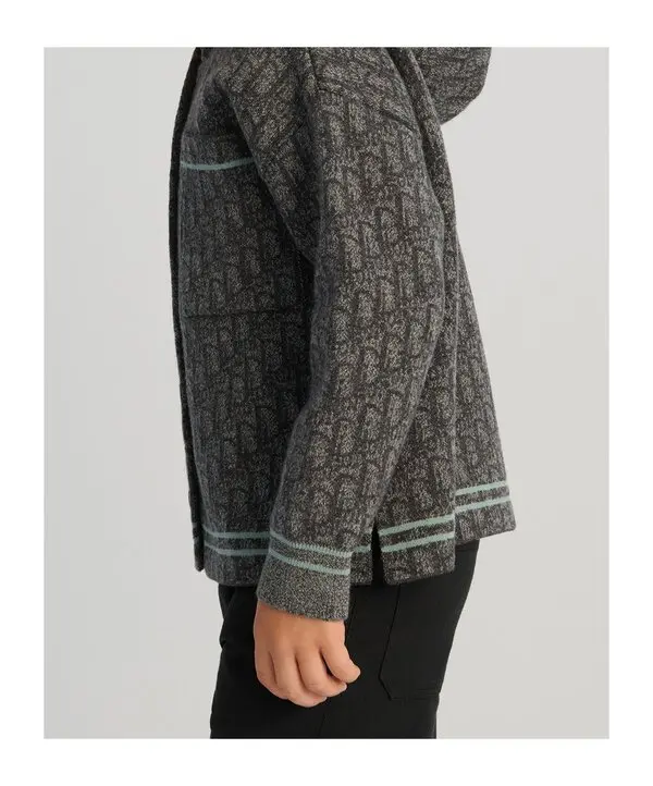 Dior Long-sleeved Cardigan With Hood