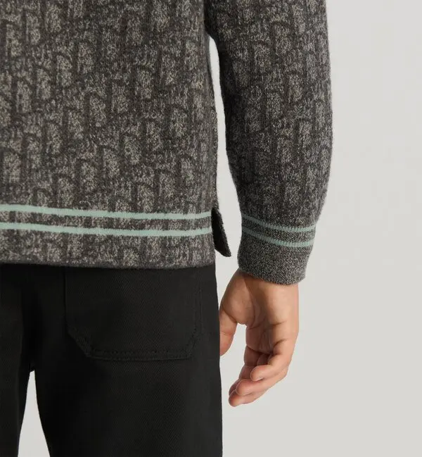 Dior Long-sleeved Cardigan With Hood