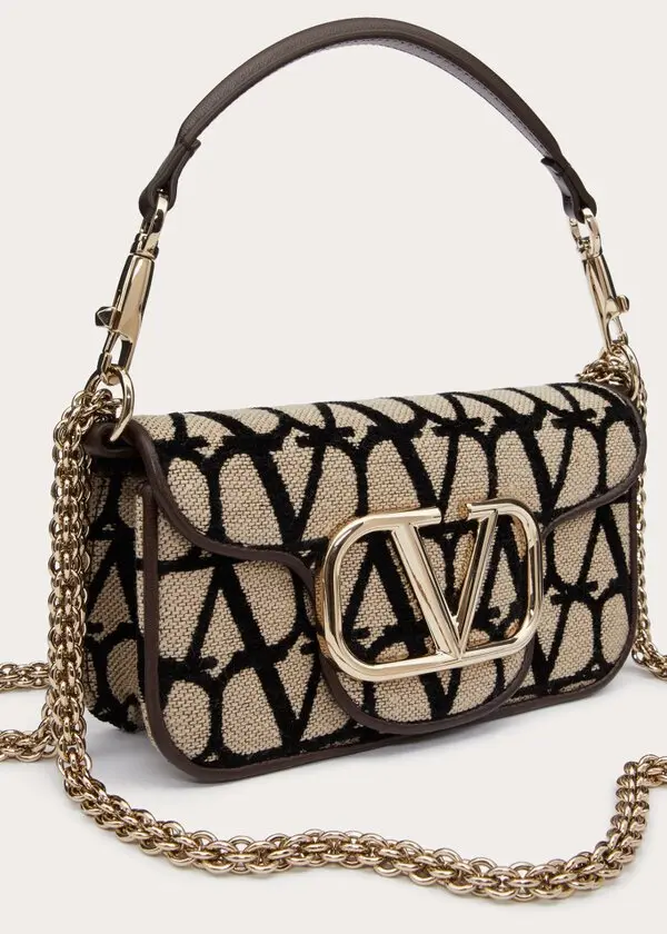 Valentino Garavani Vlogo Plaque Foldover Top Shoulder Bag