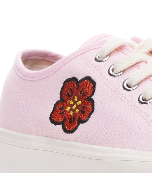Kenzo Boke Flower" Lace-up Sneakers - White
