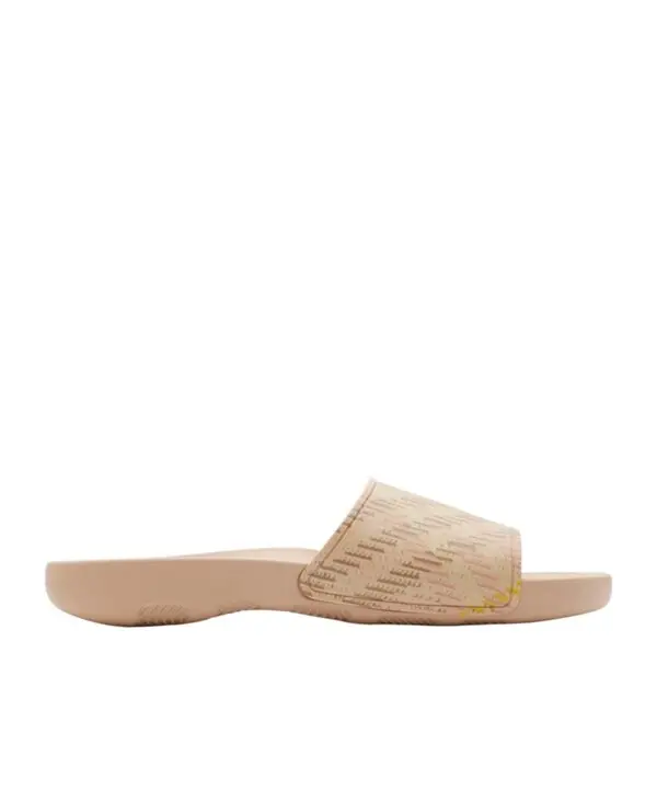 Burberry Check Pattern Slides - Teacup