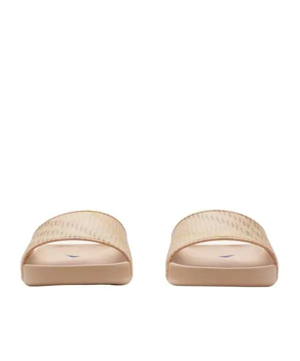 Burberry Check Pattern Slides - Teacup