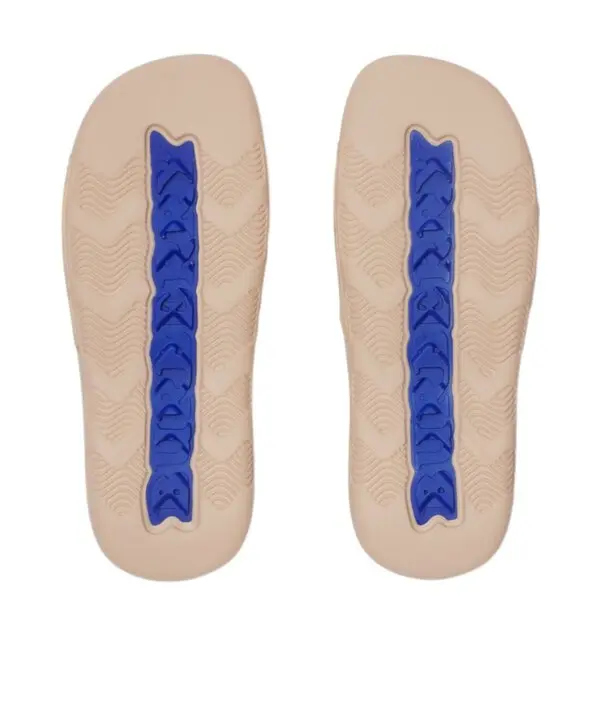 Burberry Check Pattern Slides - Teacup