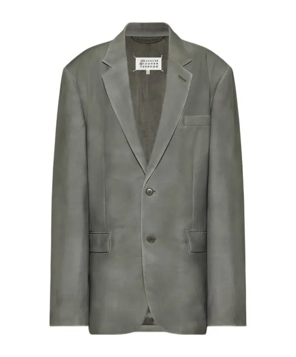 MAISON MARGIELA Longline Mohair Wool Blazer