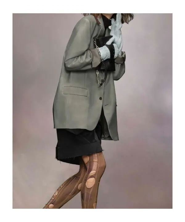MAISON MARGIELA Longline Mohair Wool Blazer
