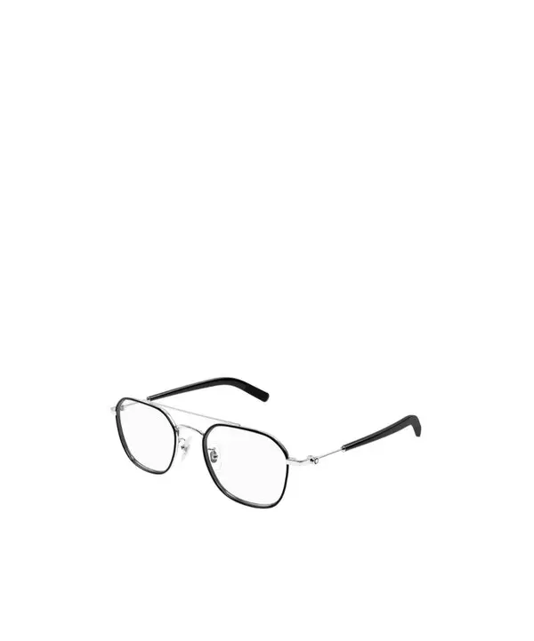 Montblanc Double Bridge Eyeglasses - Silver