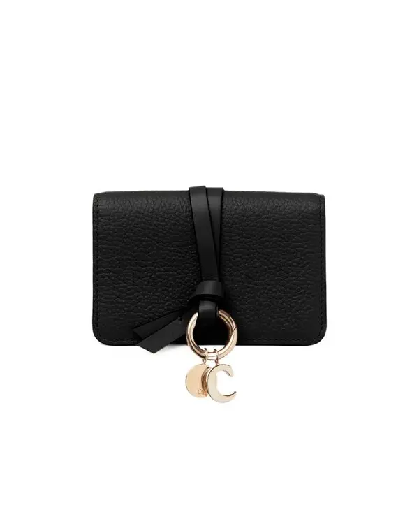 Chloé Alphabet Logo Clip - Black