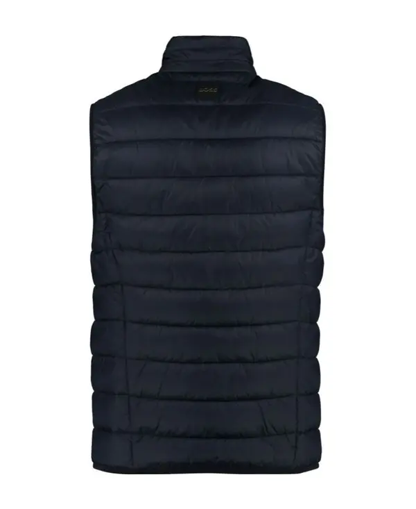 Hugo Boss Water-repellent Logo-printed Zipped Gilet