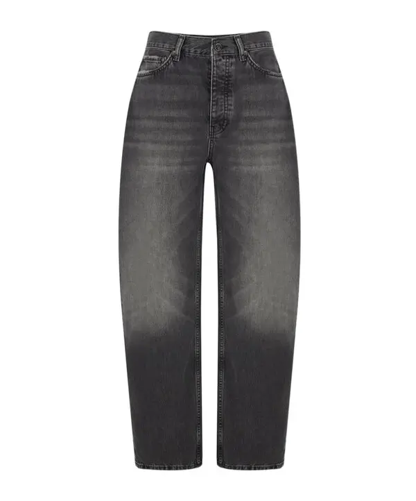 ANINE BING Fritz Straight-leg Jeans - Black