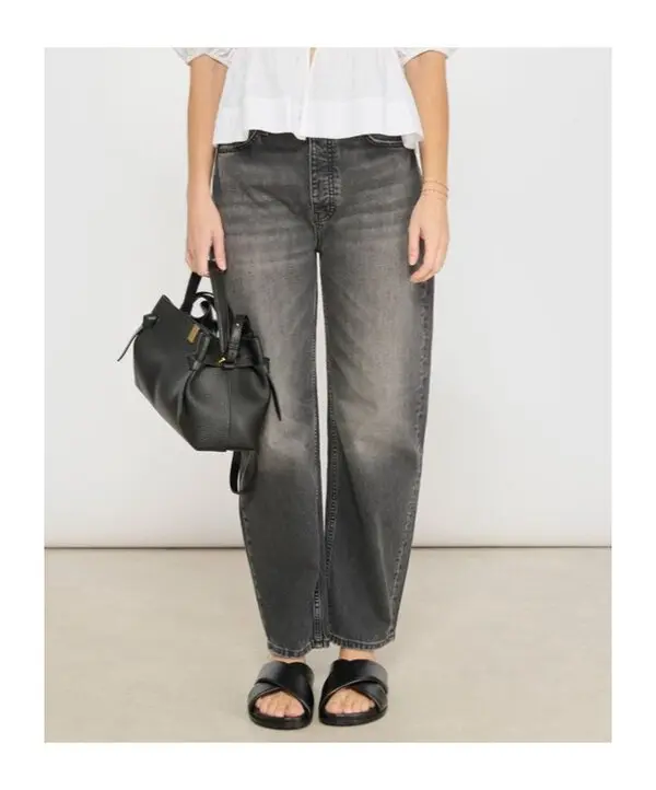 ANINE BING Fritz Straight-leg Jeans - Black