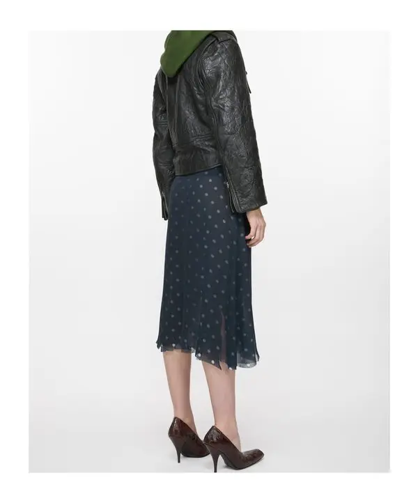 Acne Studios Polka Dot Layered A-line Skirt