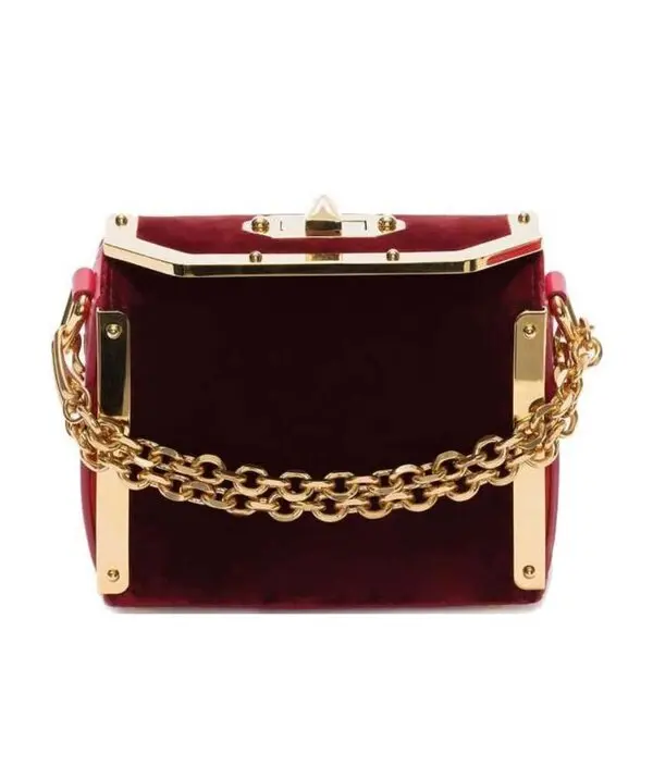 Alexander McQueen Splice Flip Chain Shoulder Bag