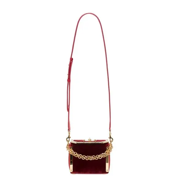 Alexander McQueen Splice Flip Chain Shoulder Bag