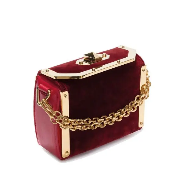 Alexander McQueen Splice Flip Chain Shoulder Bag