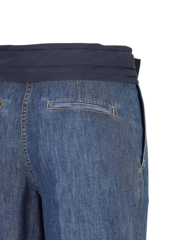 Valentino Garavani Bow Detail Wide-leg Jeans