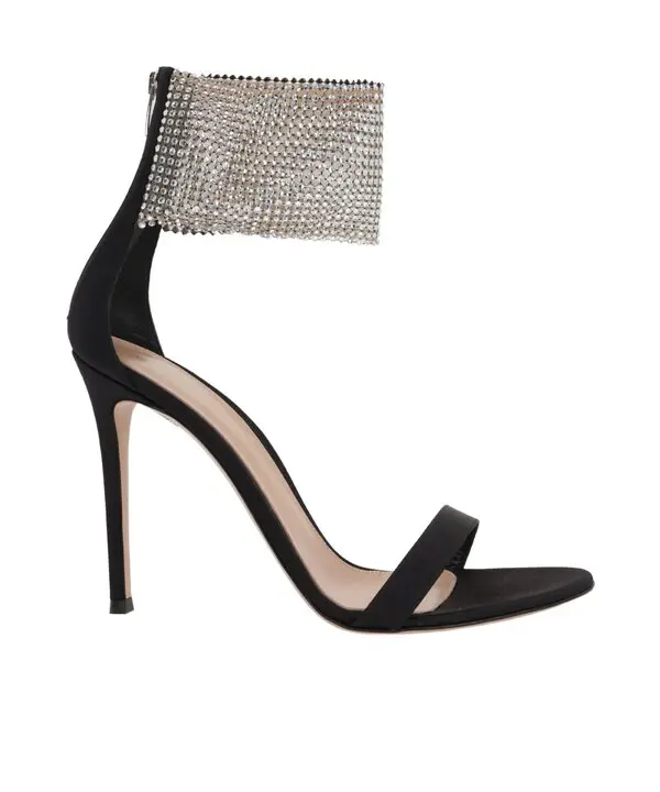 GIANVITO ROSSI Adore Embellished Ankle Strap Sandals