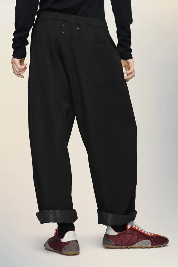 MAISON MARGIELA Pleated Virgin Wool Trousers