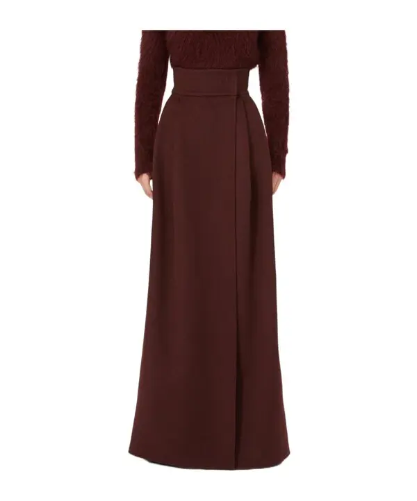 Max Mara Zattera Pleated Maxi Skirt