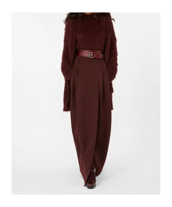 Max Mara Zattera Pleated Maxi Skirt