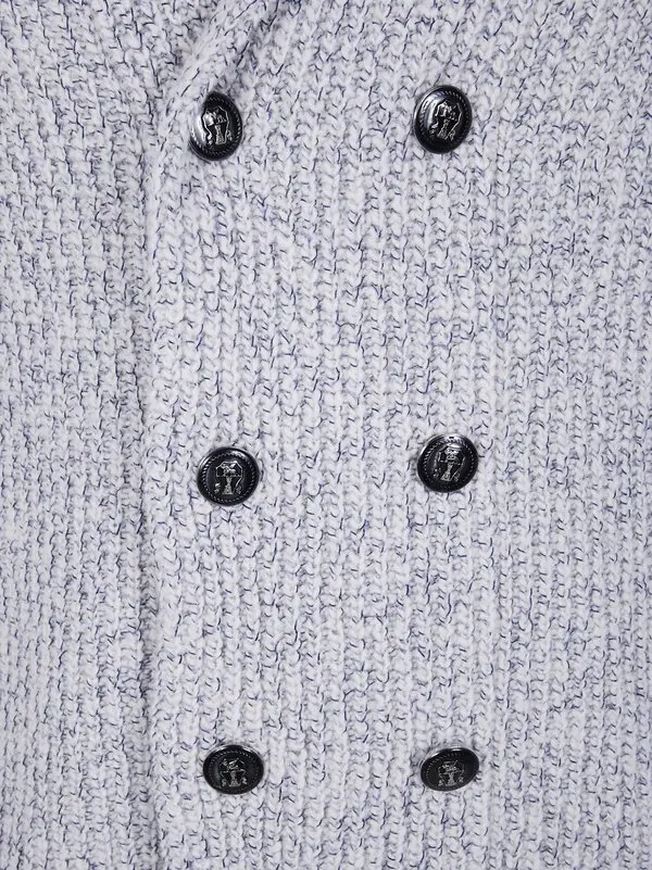 Brunello Cucinelli Shawl Collar Double-breasted Cardigan