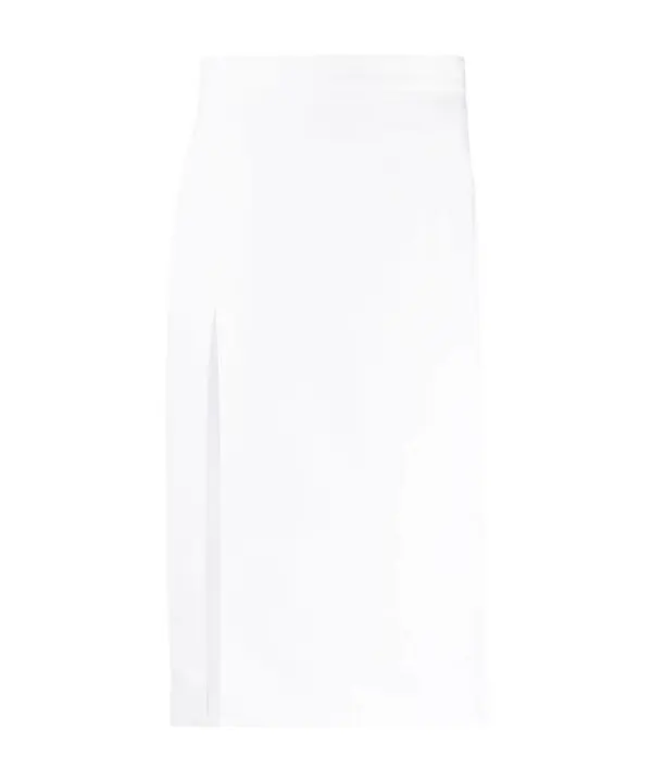 Dsquared2 Slit Detail High-waisted Skirt - White