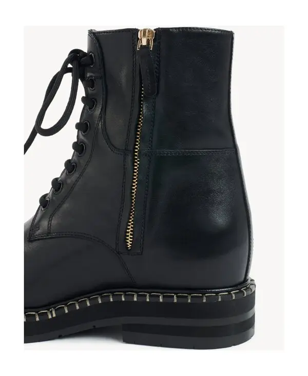 Chloé Noua Zip Up Combat Boots
