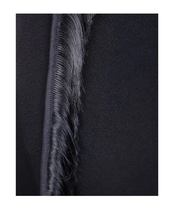 JIL SANDER Midi Skirt With Fringe Detail