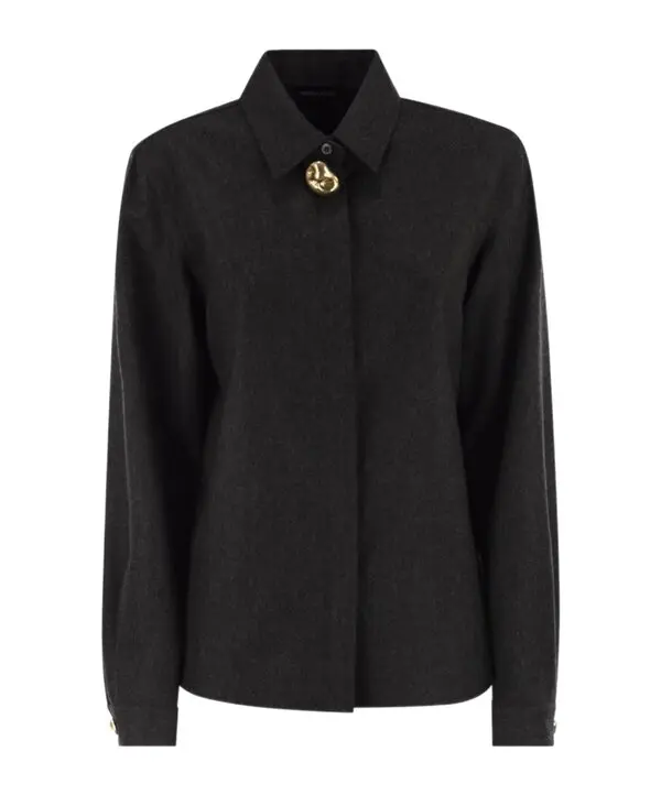 Fabiana Filippi Long Sleeve Shirt With Lapel Collar