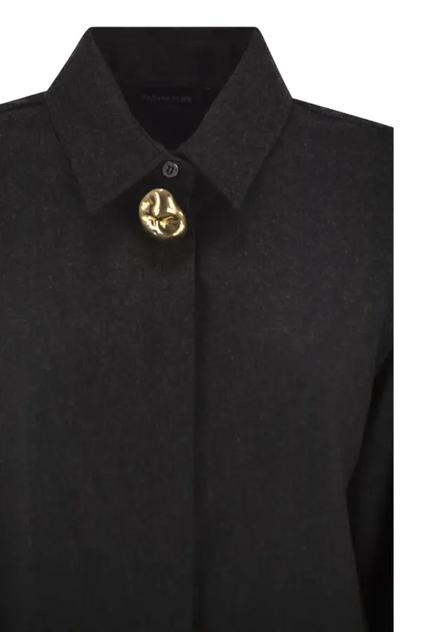 Fabiana Filippi Long Sleeve Shirt With Lapel Collar