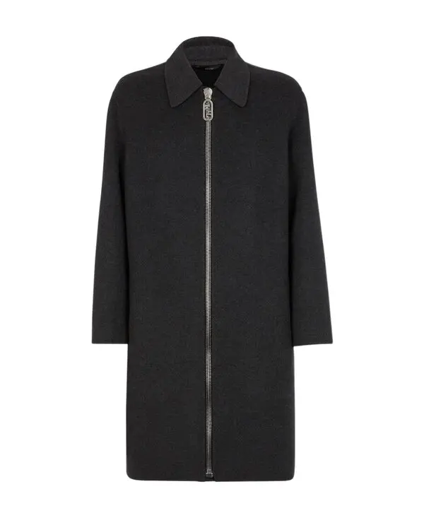 Fendi Straight Cut Single Breasted Coat