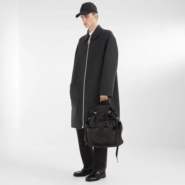 Fendi Straight Cut Single Breasted Coat