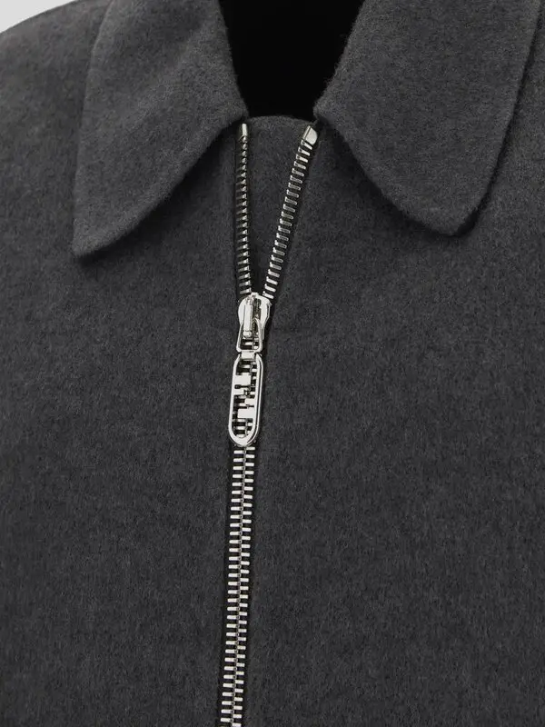 Fendi Straight Cut Single Breasted Coat - No