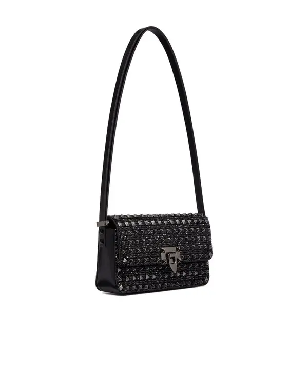 Valentino Garavani Rockstud23 East-west Foldover Top Shoulder Bag