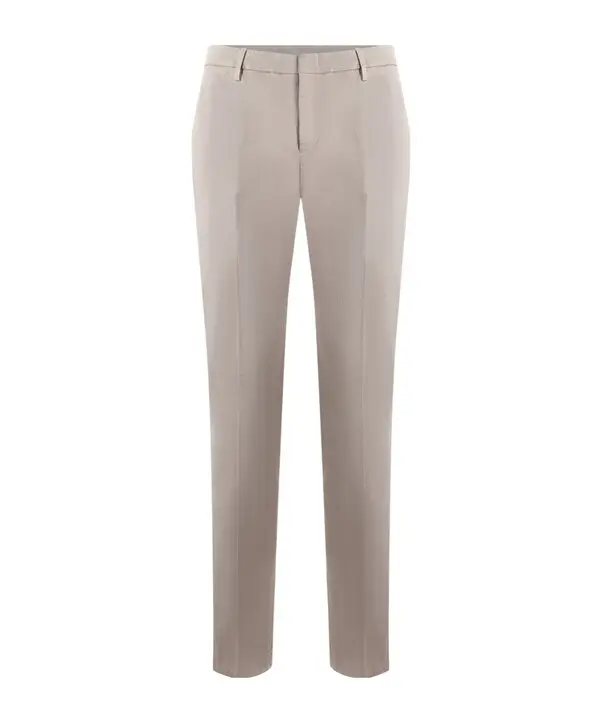 DONDUP Slim-fit Gabardine Pants - Nude