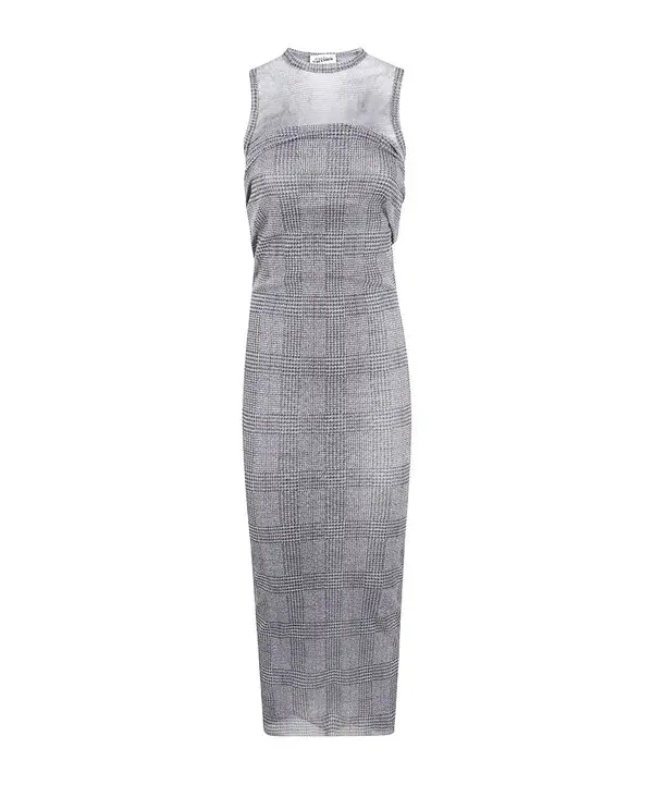 JEAN PAUL GAULTIER Prince Of Wales Maxi Dress - Gray