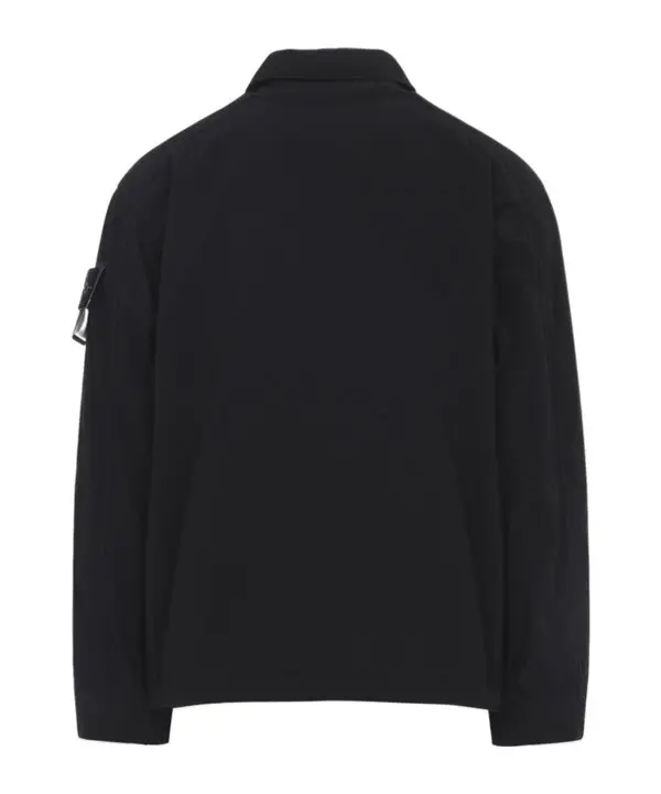 Stone Island Logo Patch Buttoned Jacket