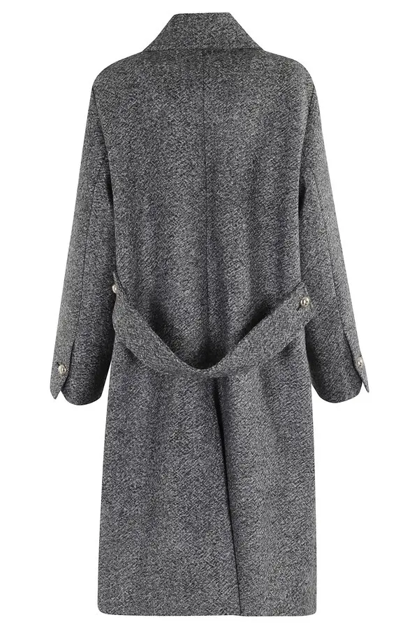 SEMICOUTURE Long Coat With Belt