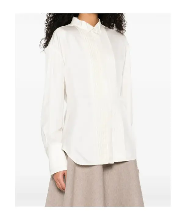 RÓHE Long Sleeve Buttoned Shirt With Pintucks