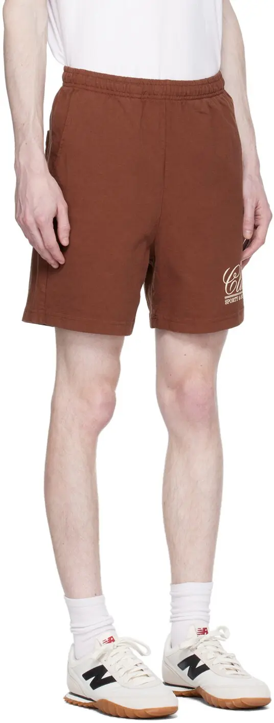SPORTY  RICH Sporty & Rich Logo-print Bermuda Shorts