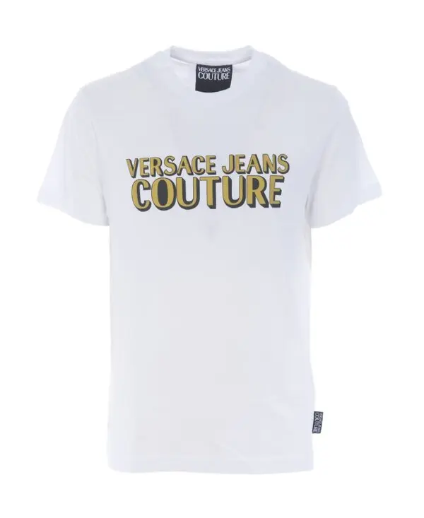 Versace Cotton Logo Print T-shirt