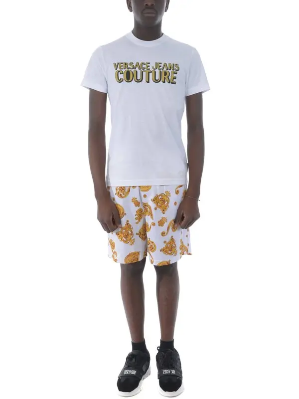 Versace Cotton Logo Print T-shirt