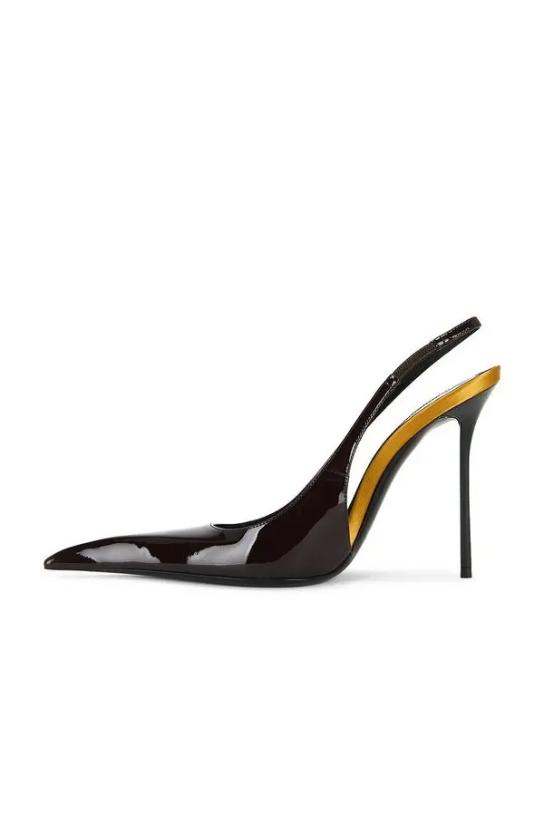 Saint Laurent Open-toe Slingback High Heels