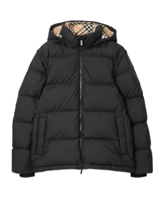 Burberry Detachable Sleeve Puffer Jacket - Black