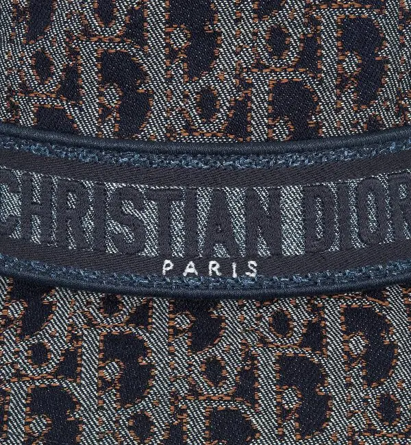 Dior Oblique Denim D-bobby Bucket Hat